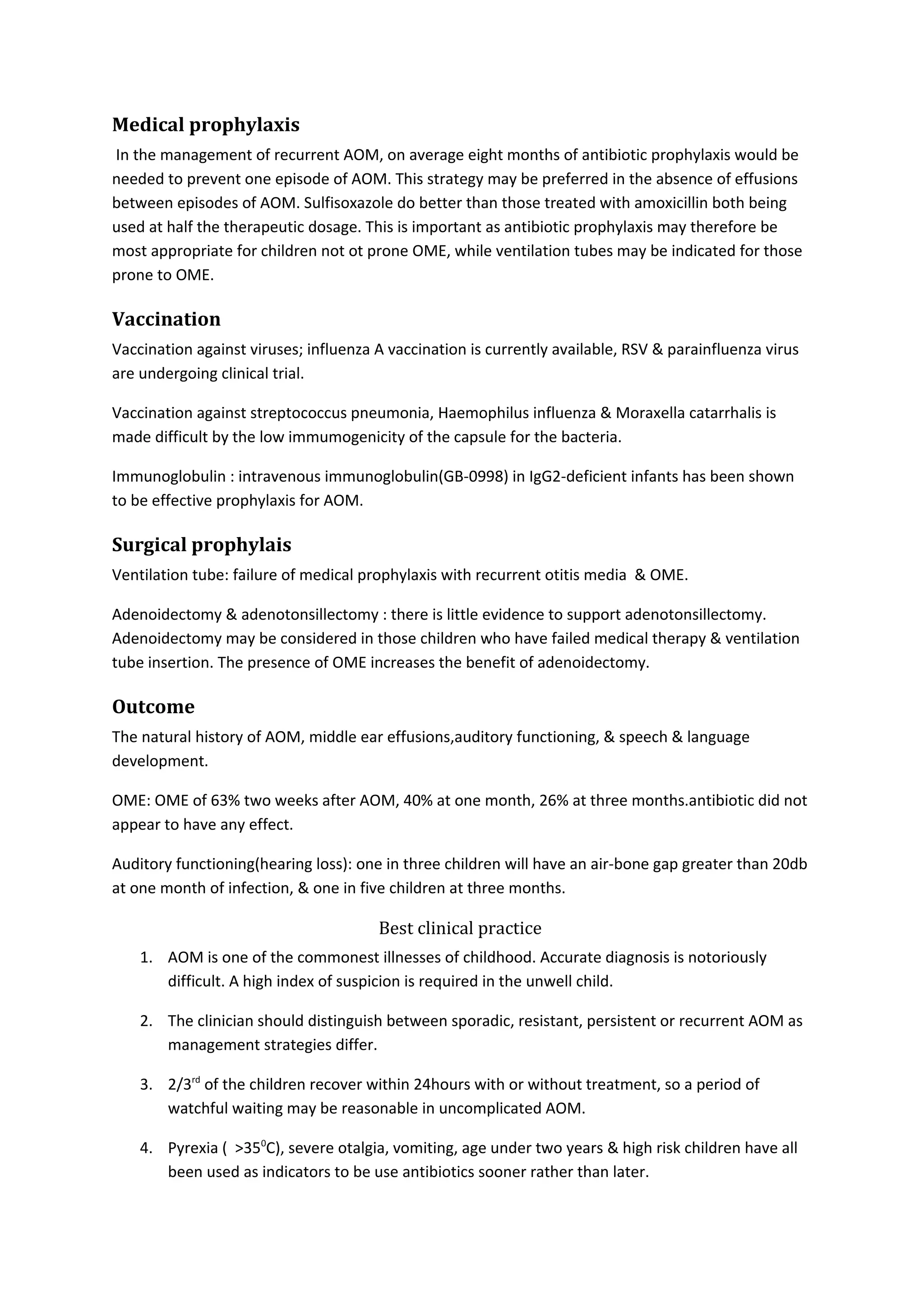 Acute otitis media in children | DOC