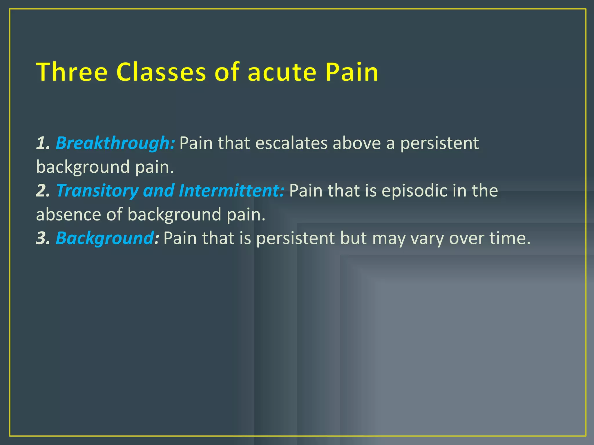 Acute pain 2020 | PDF