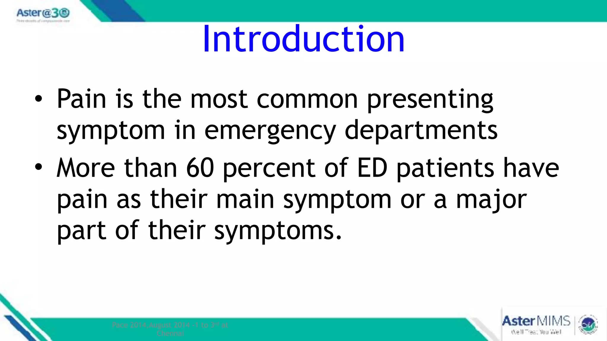 Acute pain management in ed @ nbe | PDF