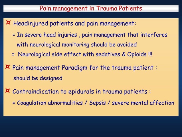 Acute pain management | PPT
