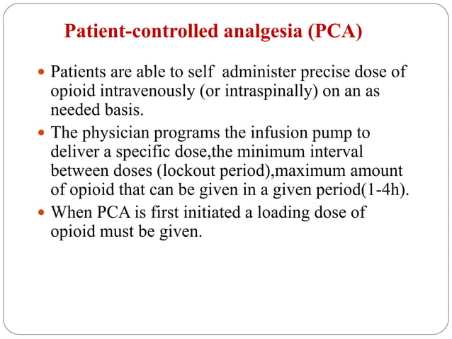 Acute pain management and preemptive analgesia | PPT