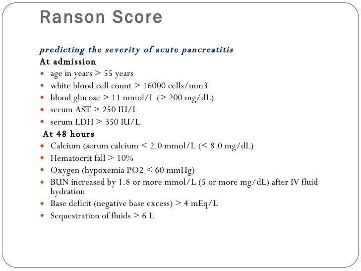 Acute Pancreatitis