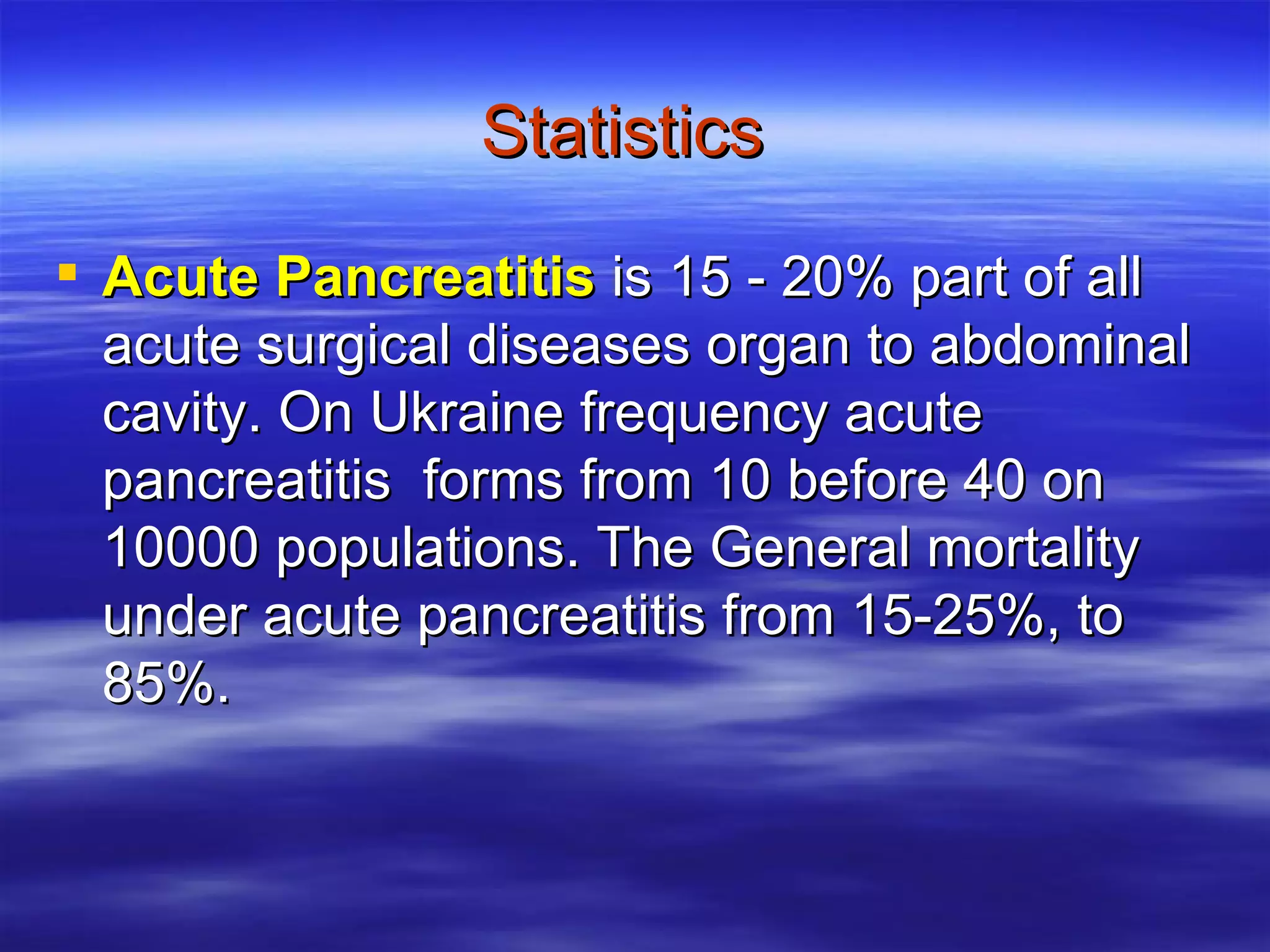Acute pancreatitis. | PPT | Lung and Respiratory Health | Diseases and ...