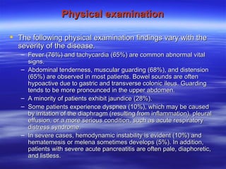 Acute pancreatitis. | PPT | Lung and Respiratory Health | Diseases and ...