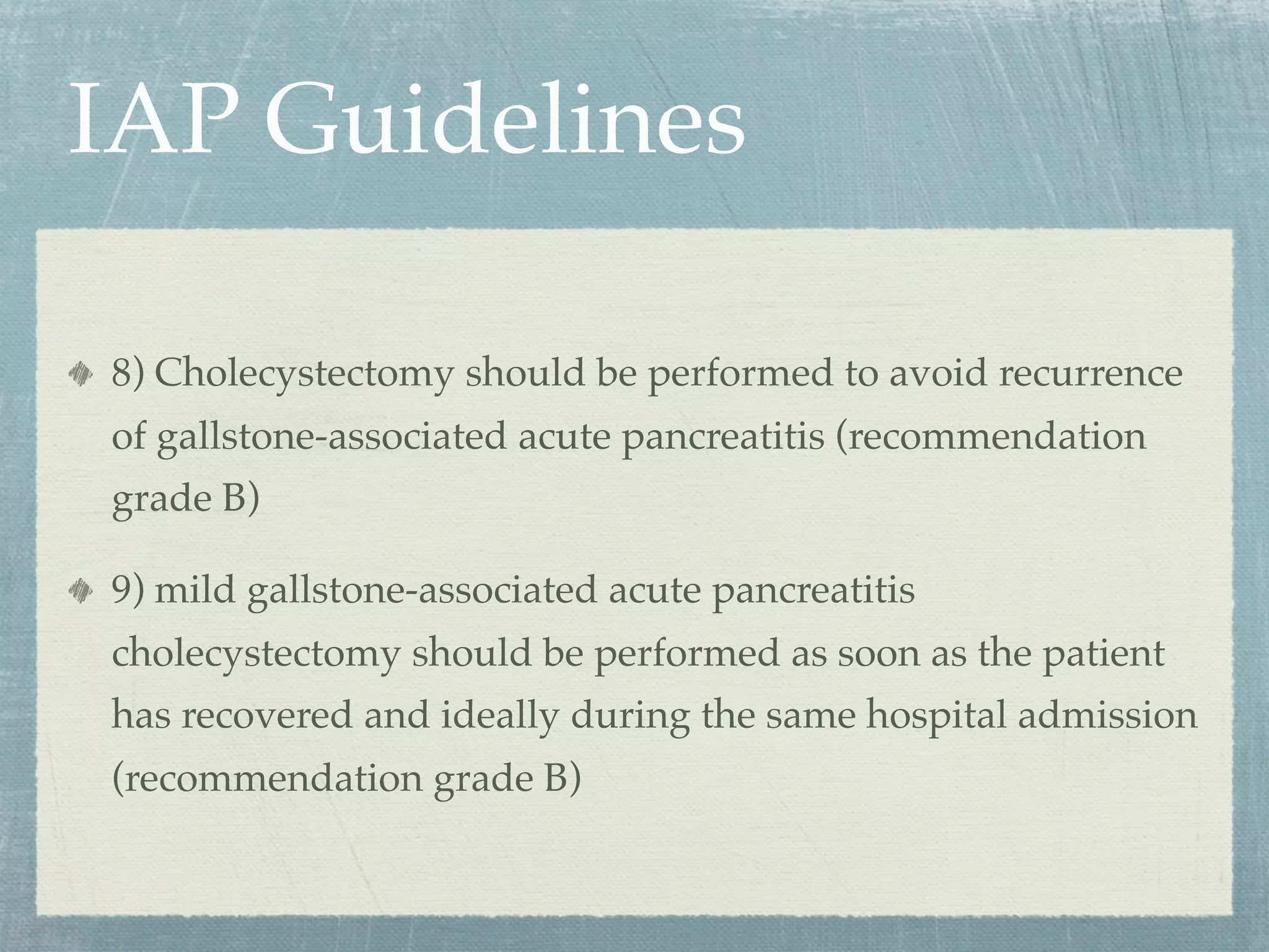 Acute pancreatitis | KEY