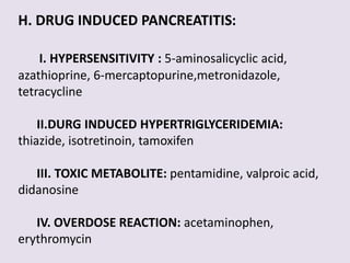 Acute pancreatitis | PPTX