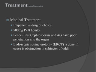 Acute pancreatitis | PPTX