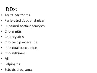Acute pancreatitis | PPTX