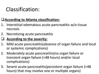 Acute pancreatitis | PPT