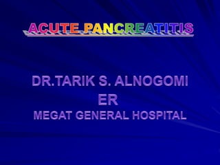 Acute pancreatitis ‫‬ | PPT