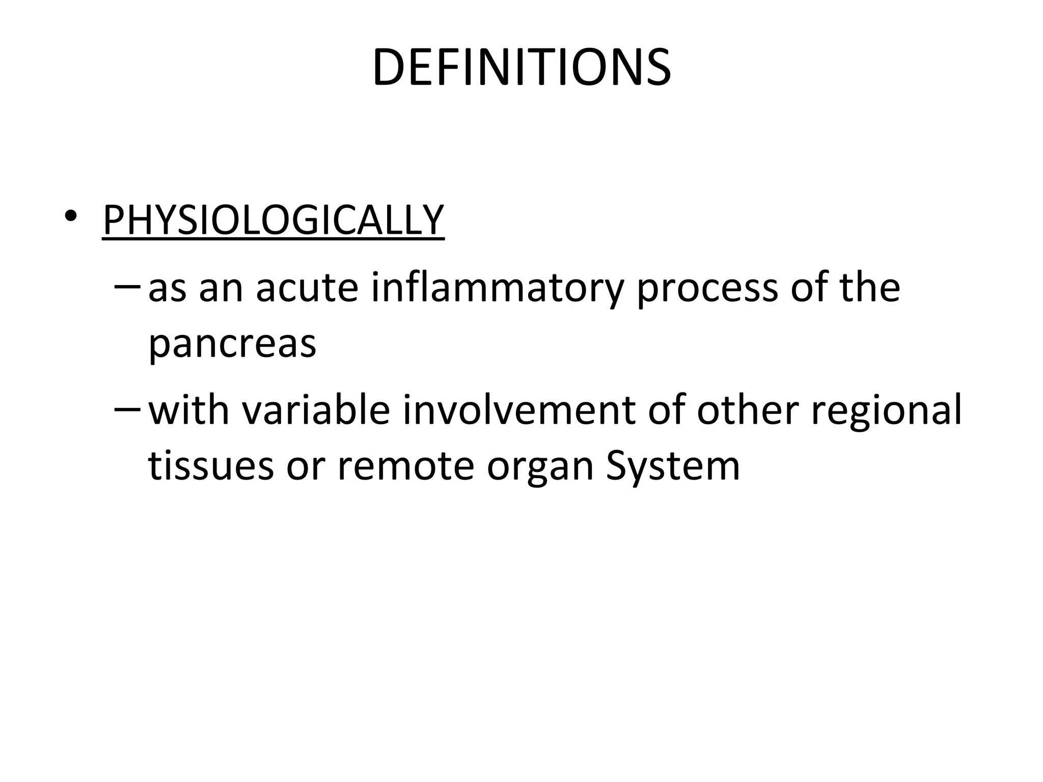 Acute pancreatitis | PPT