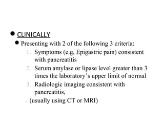 Acute pancreatitis | PPT