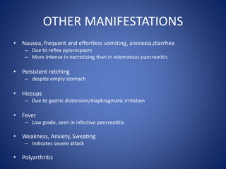 Acute pancreatitis | PPTX