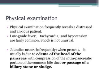 Acute pancreatitis | PPTX
