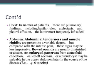 Acute pancreatitis | PPTX