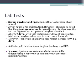 Acute pancreatitis | PPTX
