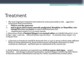 Acute pancreatitis | PPTX