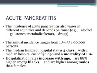 Acute pancreatitis | PPTX
