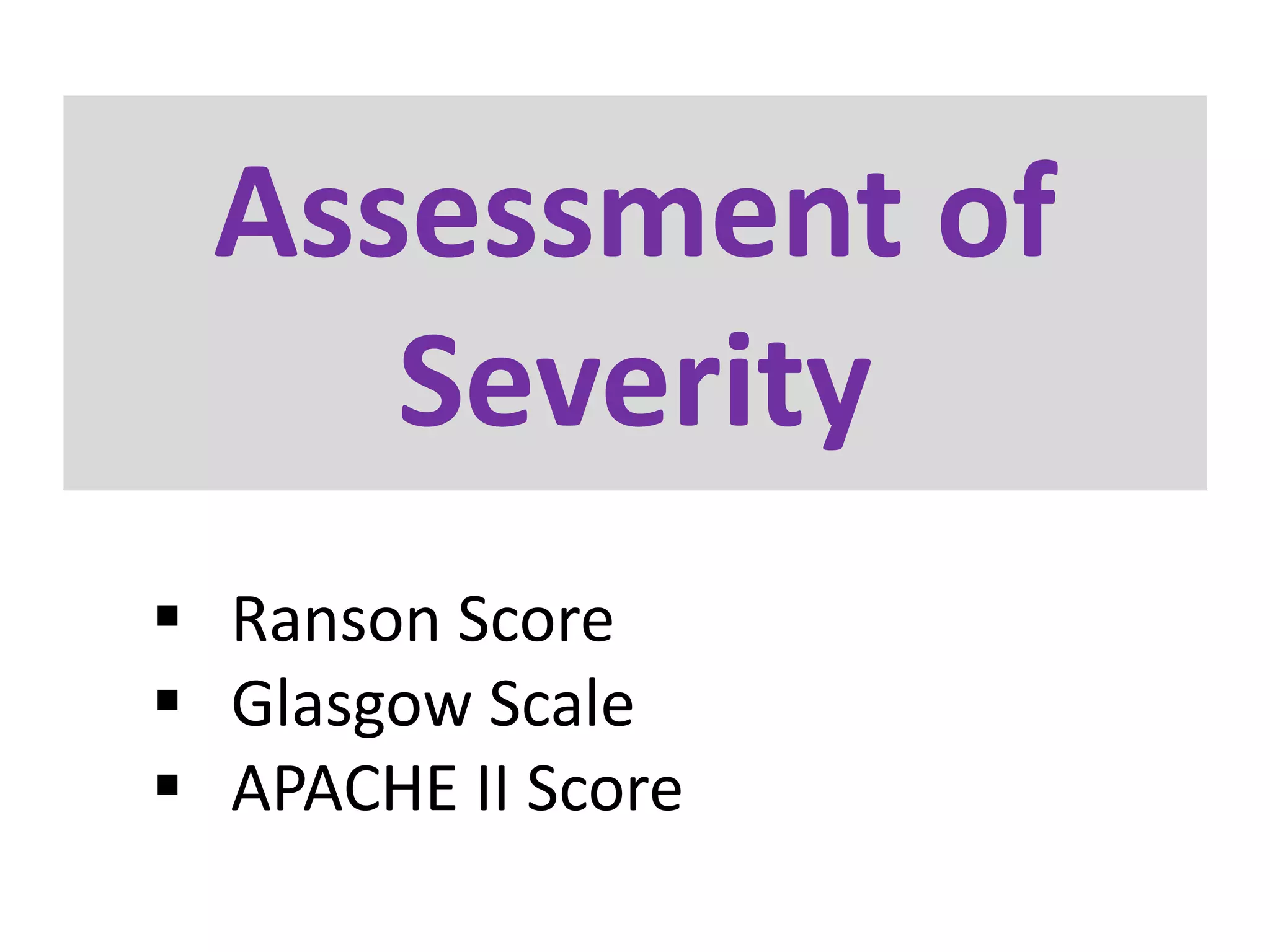 Acute pancreatitis | PPTX