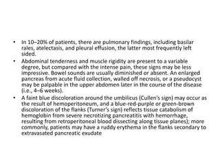 Acute pancreatitis | PPTX