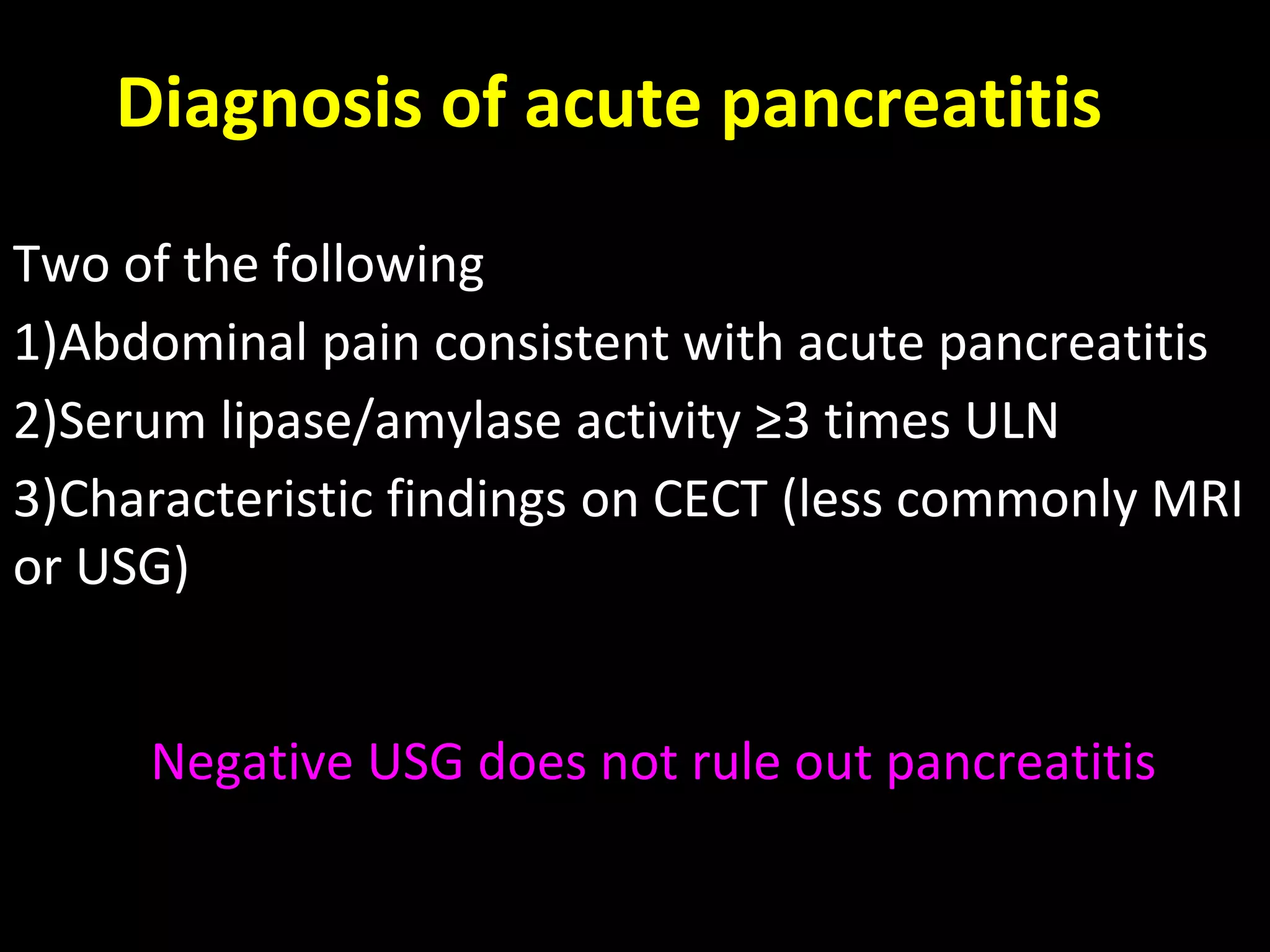 Acute pancreatitis | PPTX