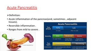 Acute pancreatitis | PPTX