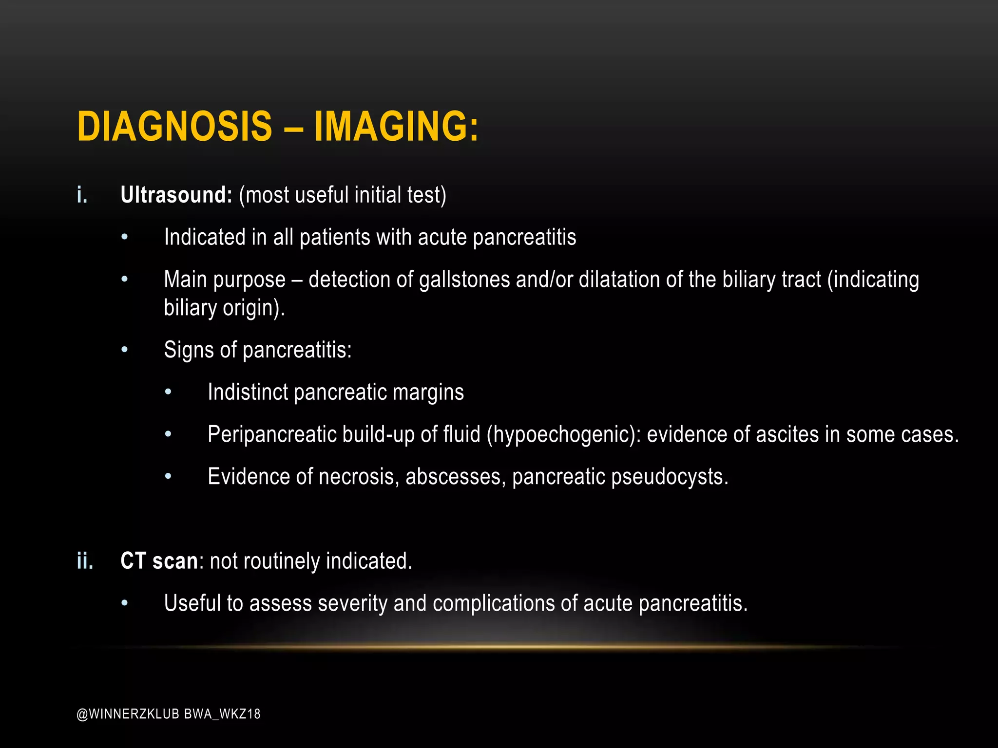 Acute pancreatitis | PPTX