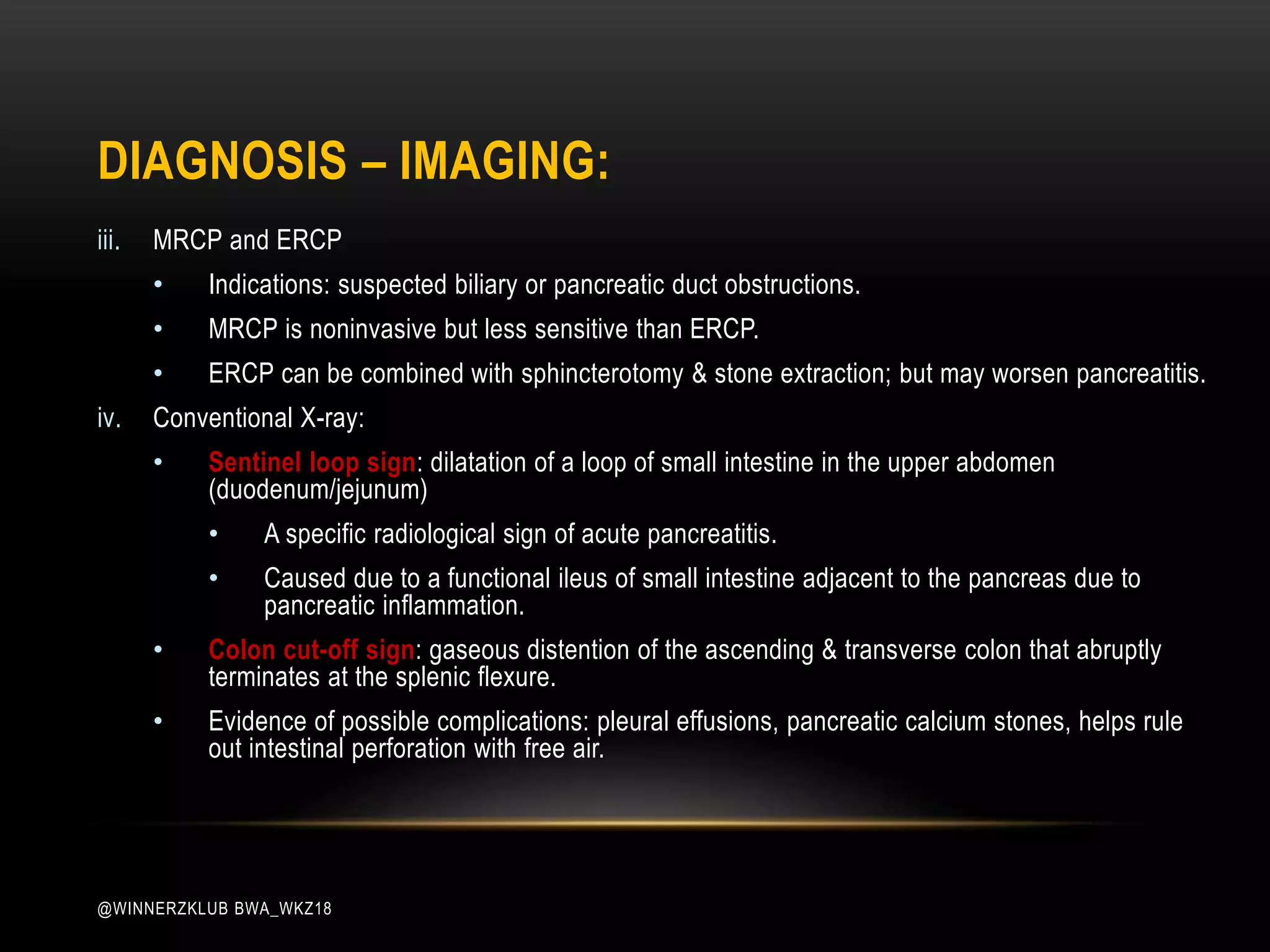 Acute pancreatitis | PPTX