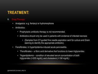 Acute pancreatitis | PPTX