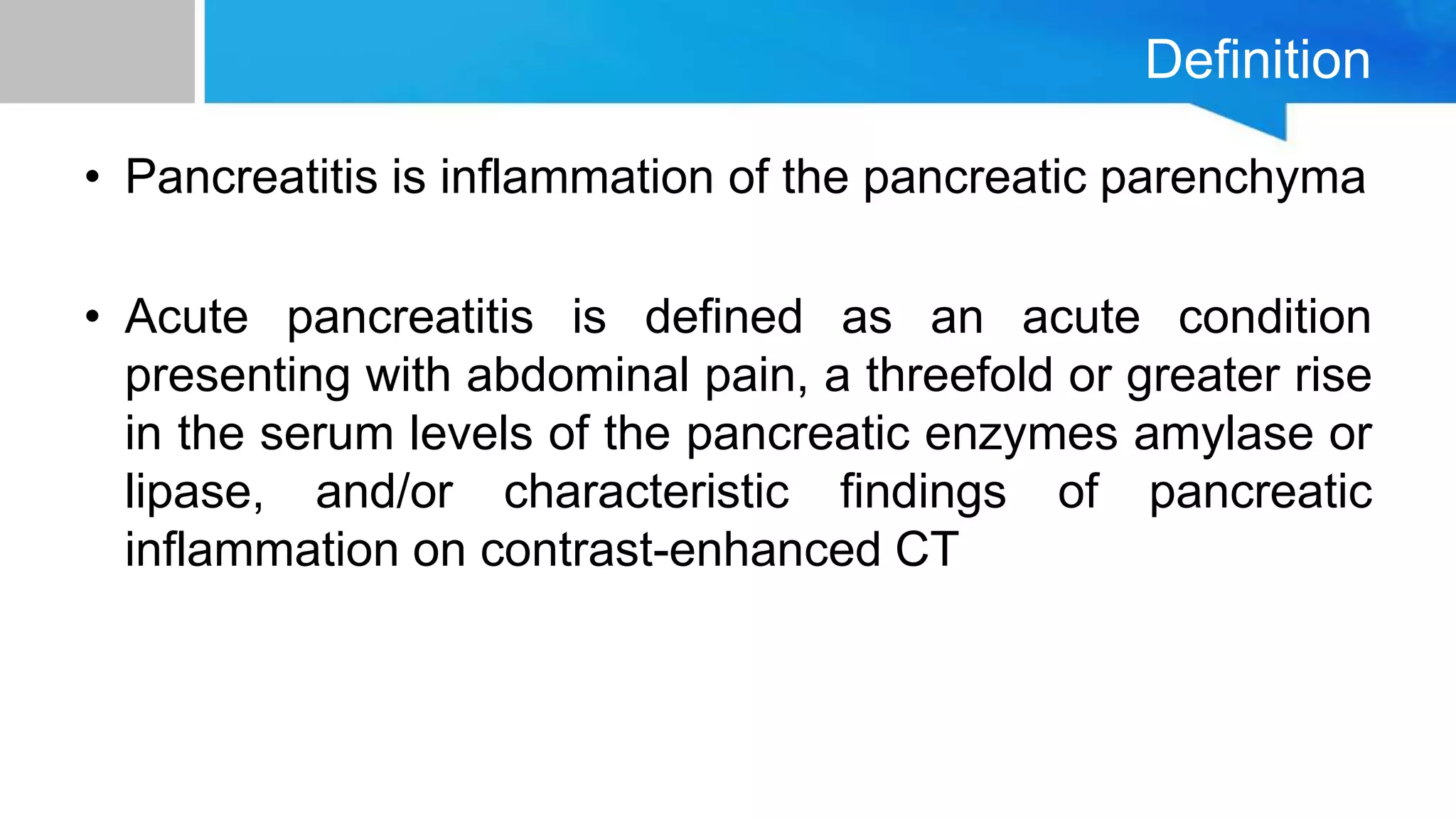 Acute pancreatitis | PPT
