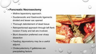 ACUTE PANCREATITIS and surgical management | PPTX