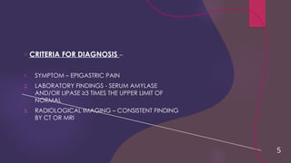 Comprehensive Understanding of Acute Pancreatitis | PPTX