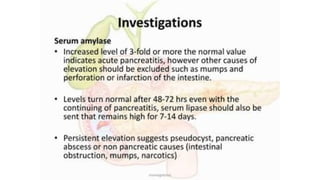 Acute pancreatitis causes and treatment. | PPTX
