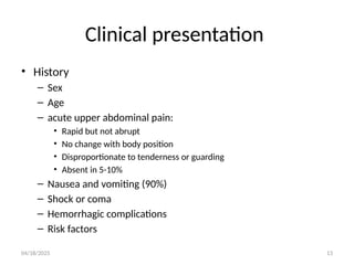 Acute pancreatitis and their management .pptx