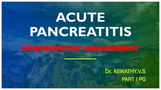 ACUTE PANCREATITIS - gastro intestinal system | PPT