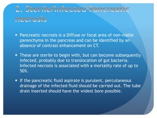 Acute pancreatitis 1 | PPTX | Digestive Disorders | Diseases and Conditions