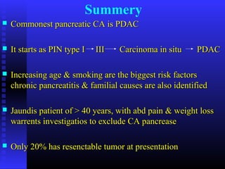 Acute pancreatitis and Pancreatic Carcinoma | PPT