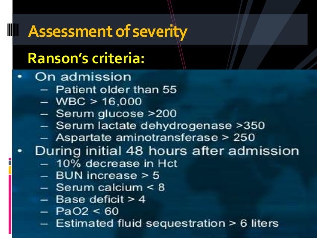 Acute pancreatitis 2013 update