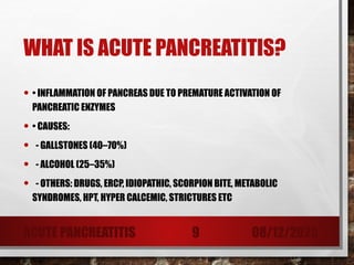 Acute Pancreatitis For 2nd Year MBBS LVL | PPTX