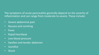 Acute Pancreatitis and its Treatment | PPTX