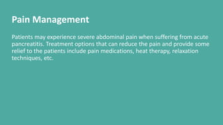 Acute Pancreatitis and its Treatment | PPTX