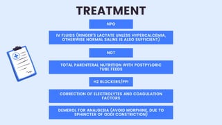 Acute pancreatitis : Definition, Diagnosis and Management | PDF