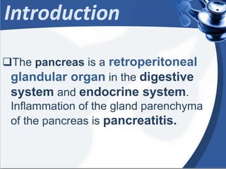 Acute pancreatitis by dr. noman | PPT