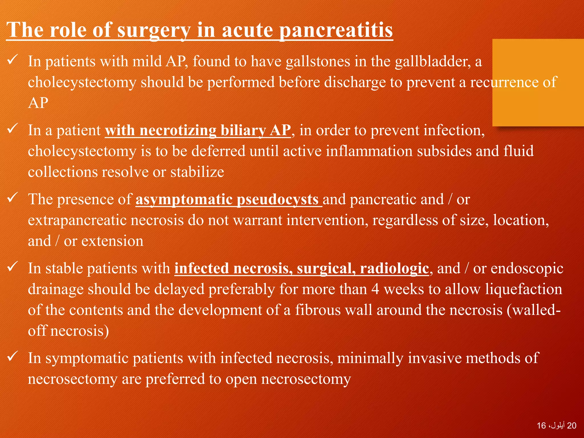 Acute pancreatitis by Mohammed Hussien | PPT