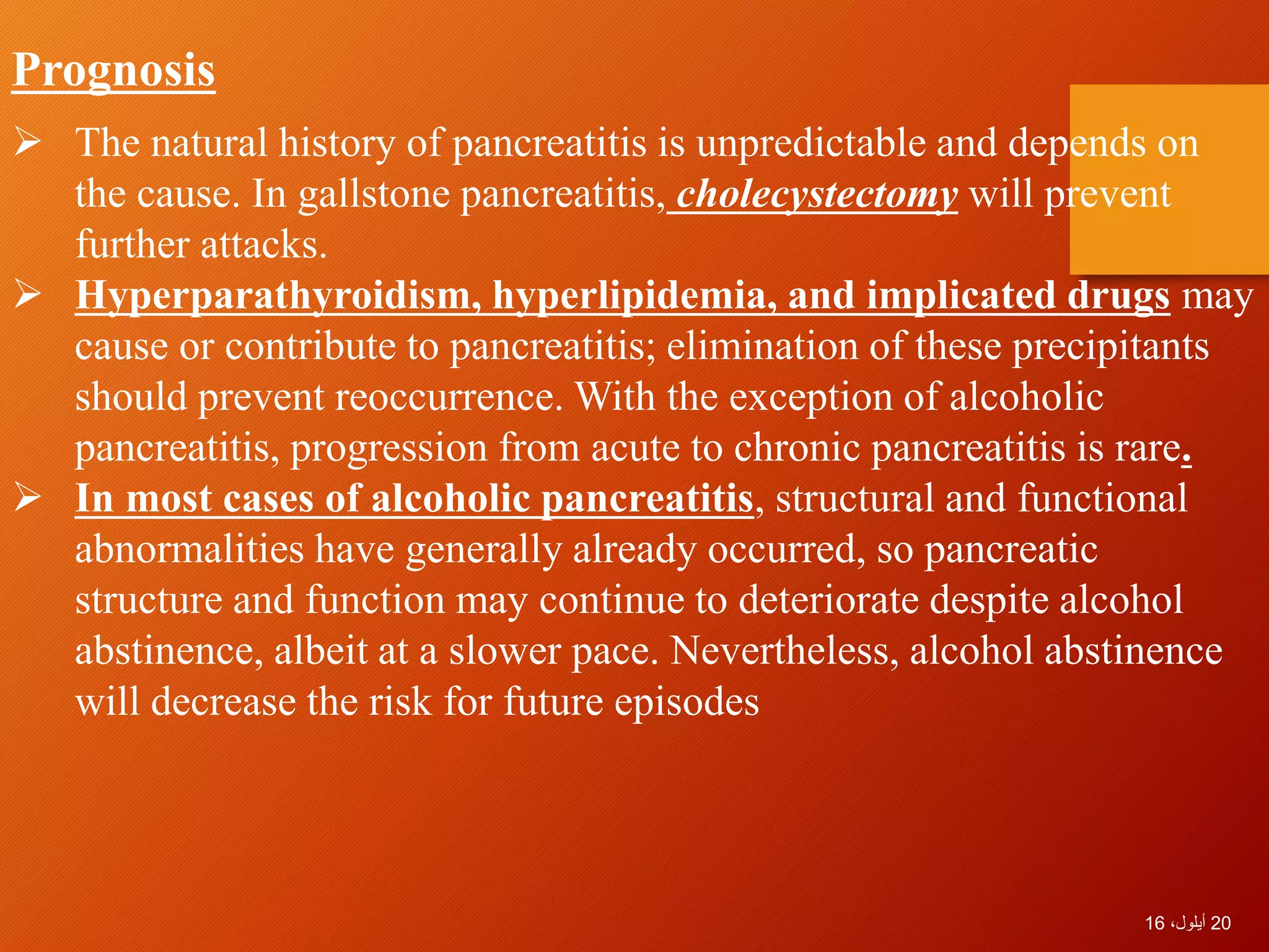 Acute pancreatitis by Mohammed Hussien | PPT