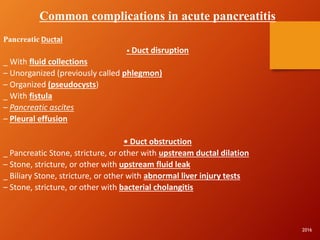 Acute pancreatitis by Mohammed Hussien | PPTX