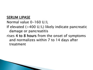 Acute pancreatitis investigations and treatment | PPTX