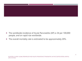 Acute Pancreatitis Management updates from PSG | PPTX | Digestive ...