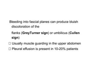 Acute pancreatitis | PPTX