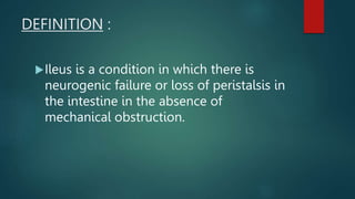 ACUTE PARALYTIC ILEUS.pptx